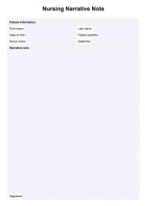 10 modèles gratuits de notes de soins infirmiers en PDF à télécharger ...