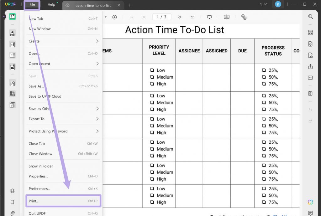 5 PDF Checklist Form Templates to Free Download | UPDF
