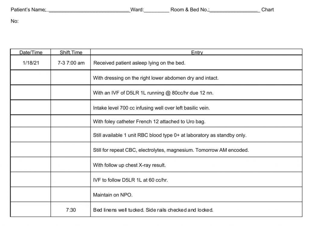 10 Free Nursing Notes Examples in PDF to Download | UPDF
