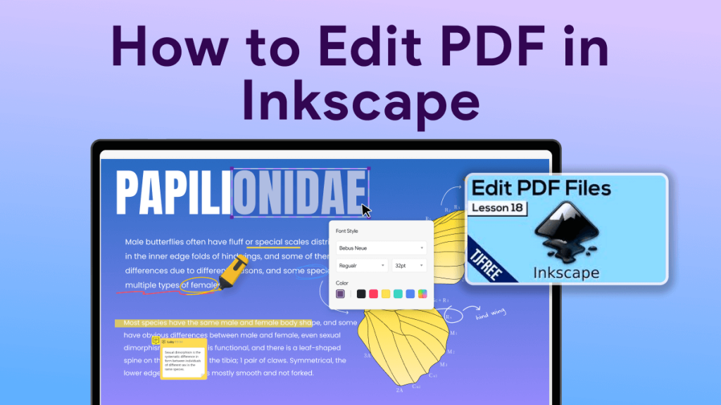 How to Edit PDF in Inkscape | [Official] UPDF