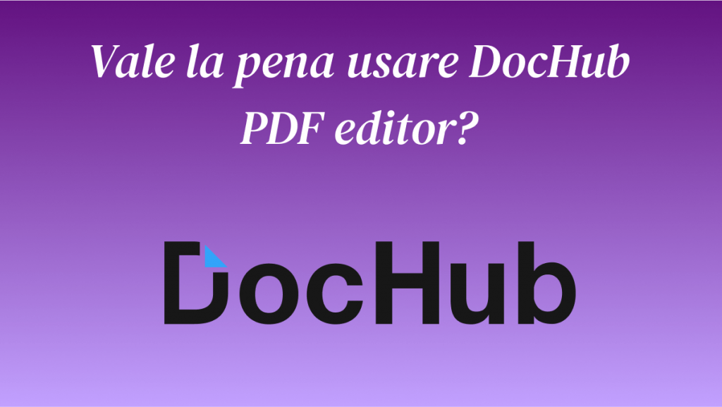 Vale la Pena Usare DocHub PDF Editor? | UPDF