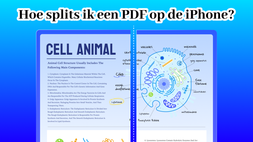 Hoe splits je een PDF op een iPhone? (2 bewezen manieren)