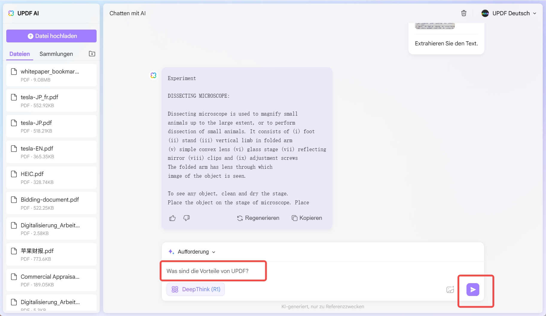 DeepSeek R1 ist jetzt auf UPDF AI verfügbar