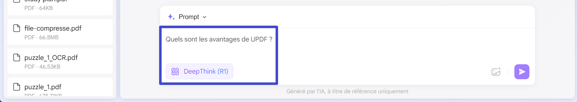 DeepSeek R1 est désormais disponible sur UPDF AI | UPDF