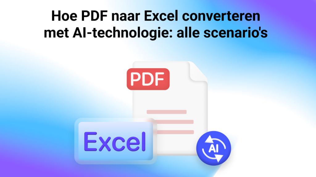 Hoe PDF in seconden naar Excel converteren met AI | UPDF