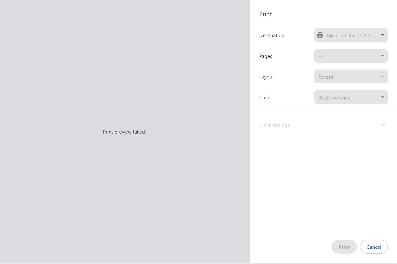 Print Preview Failed Why And How To Fix Updf