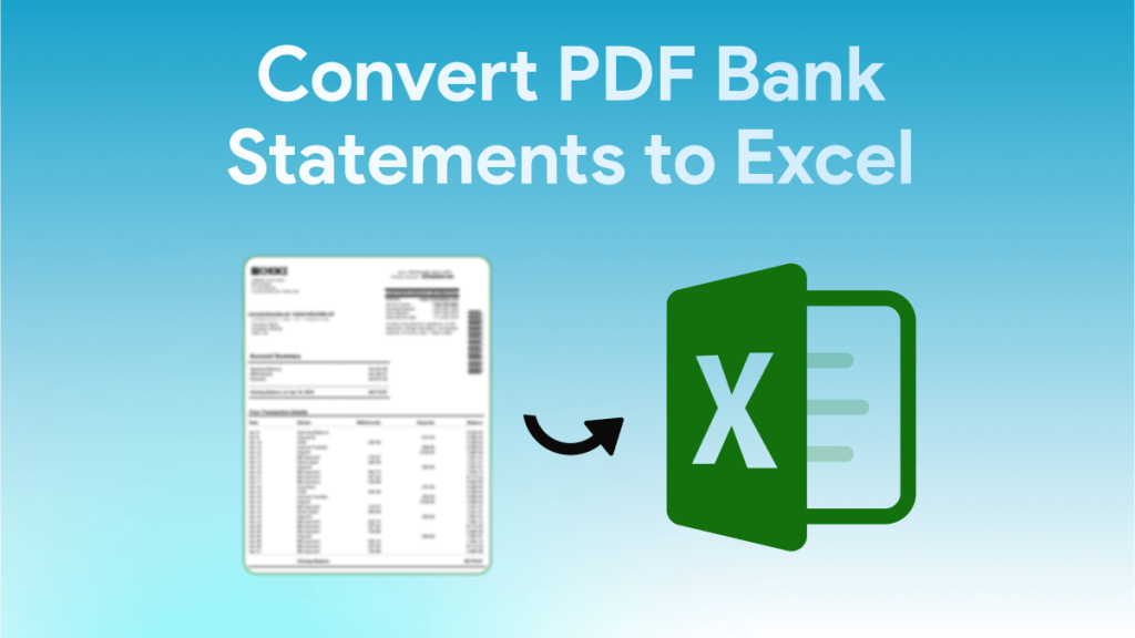 Convert PDF Bank Statements to Excel: Detailed Guide - UPDF