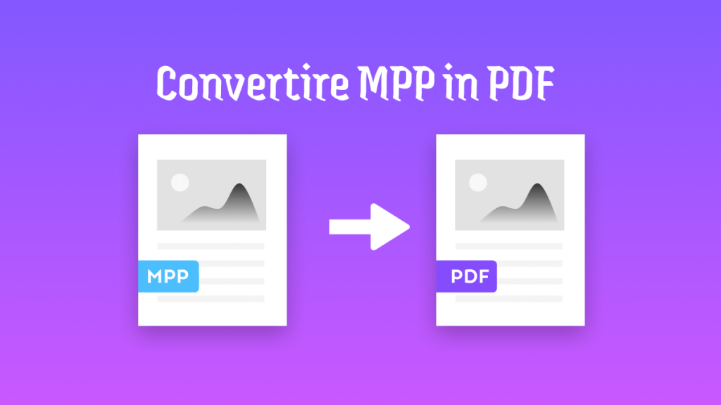 Come convertire MPP in PDF? | UPDF