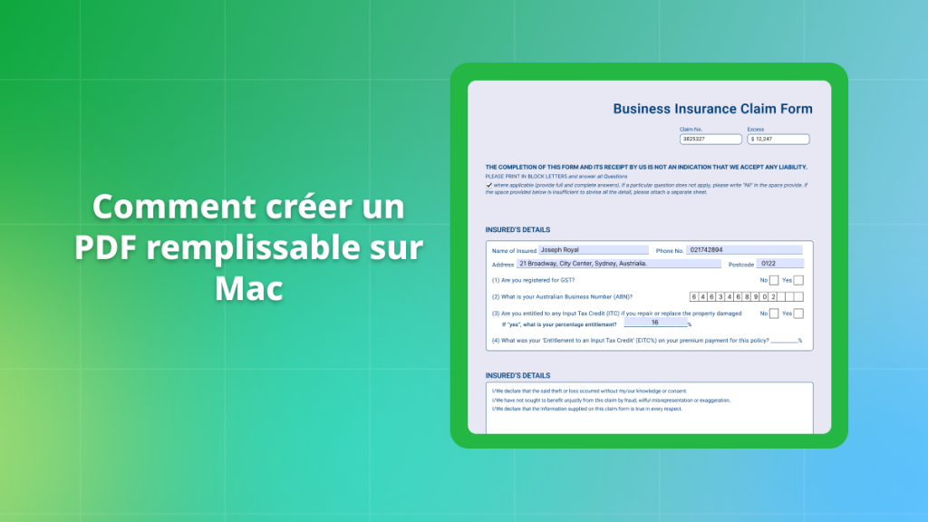 Comment créer un PDF remplissable sur Mac ? | UPDF