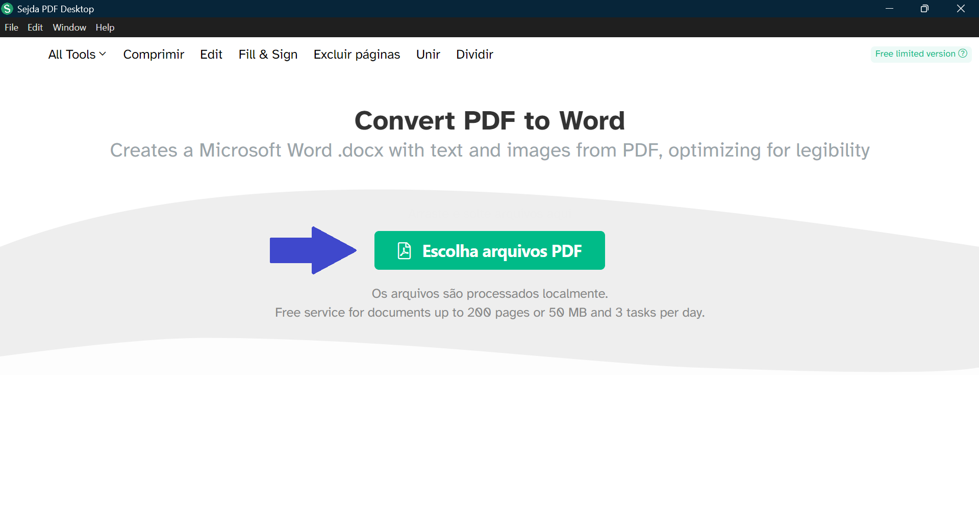 Como Usar o Sejda para Converter PDF para Word (2 Maneiras) | UPDF
