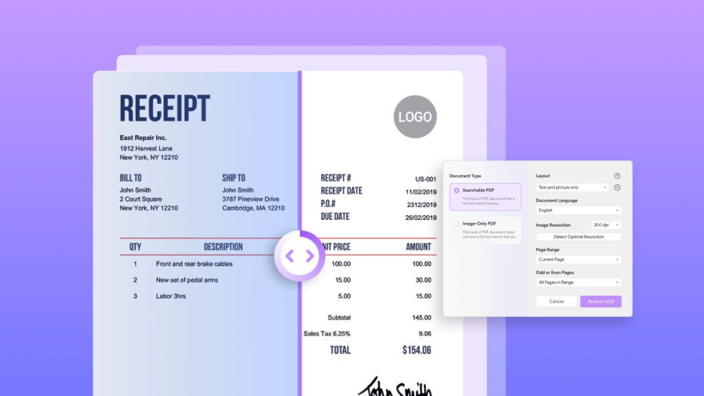 A Complete Guide to Perform Receipt OCR Automatically - UPDF