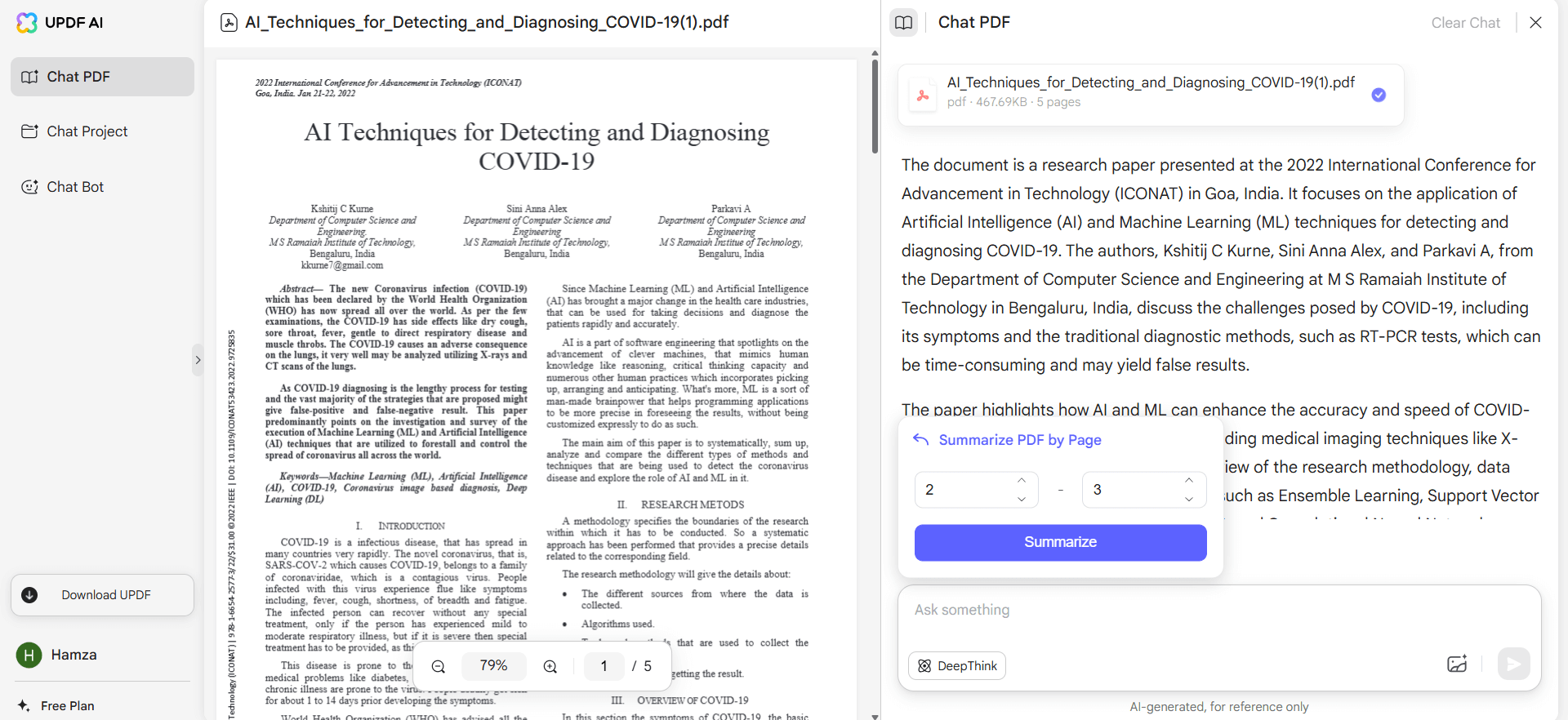 Summarize PDF Files with Claude PDF Summarizer - UPDF