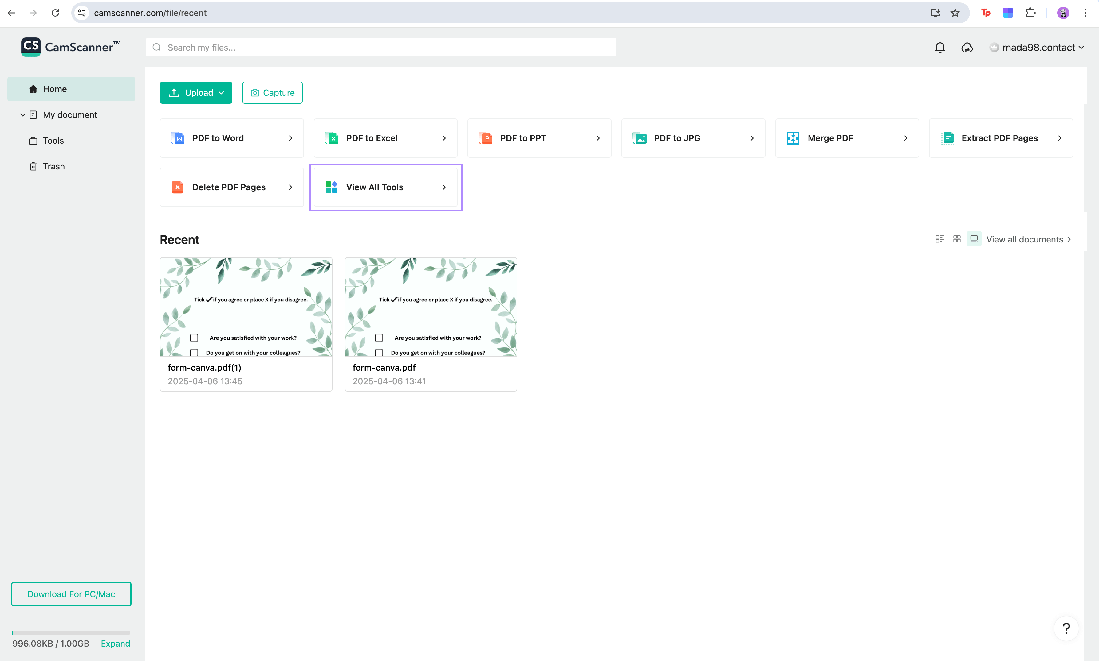 How to Make PDF file in CamScanner? (Mobile&Desktop) | UPDF
