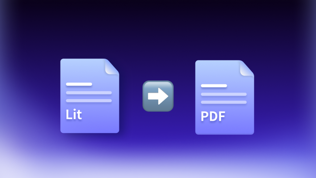 [Full Guide] How to Convert LIT to PDF Format in 2026? - UPDF