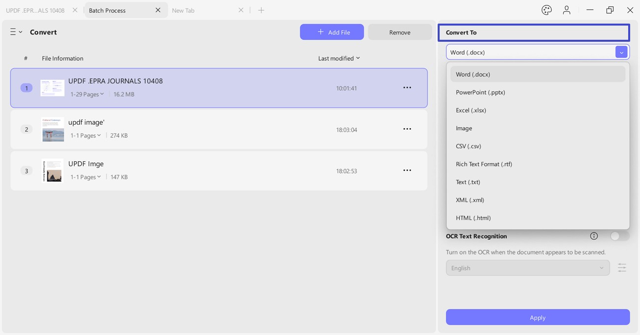 Batch PDF with UPDF on WIndows | UPDF
