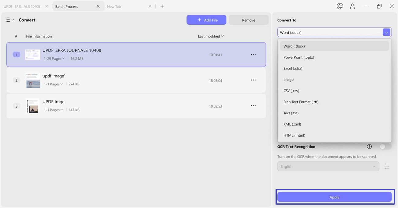 Batch PDF with UPDF on WIndows | UPDF