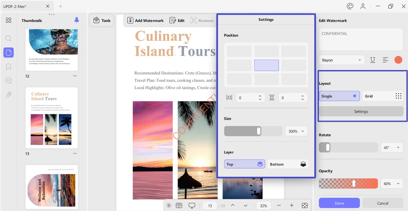 Add Watermark To Pdf With Updf On Windows Updf