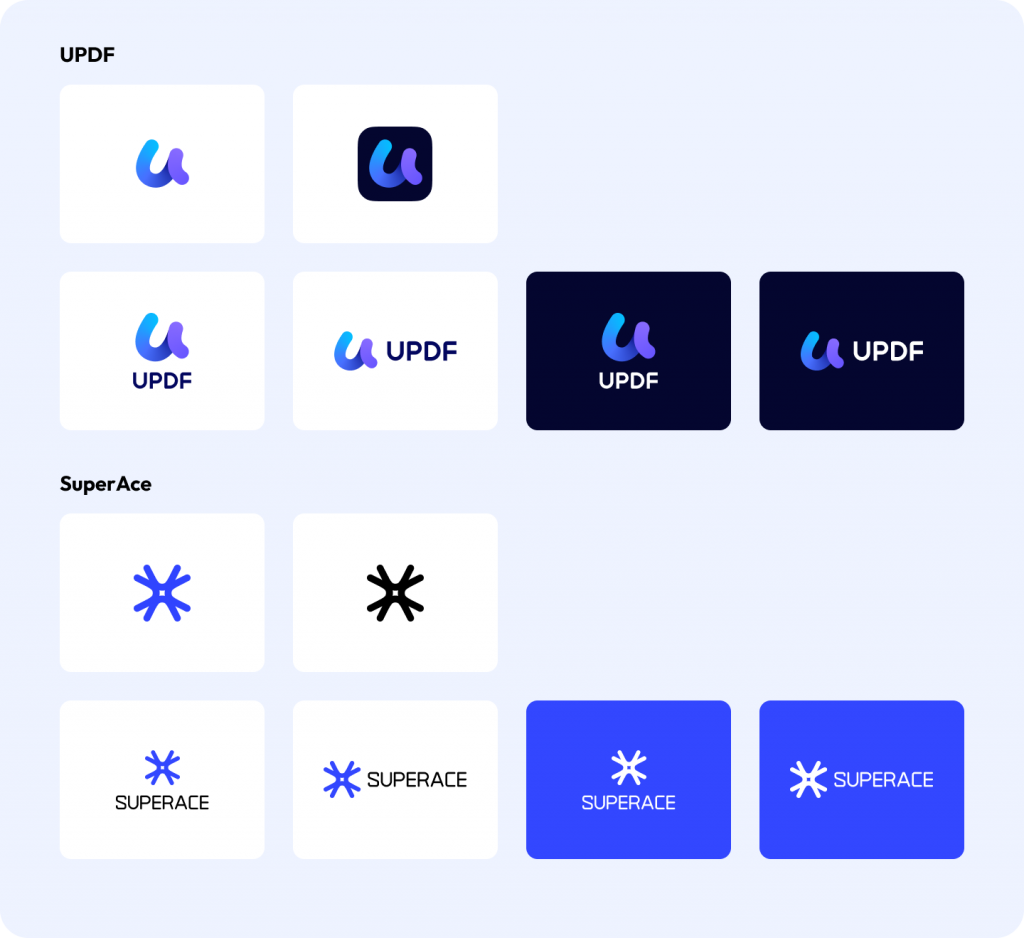 UPDF 및 Superace 상표 및 브랜드 가이드라인 | [Official] UPDF