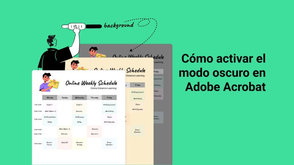 Una Guía para activar modo oscuro Adobe Reader | UPDF