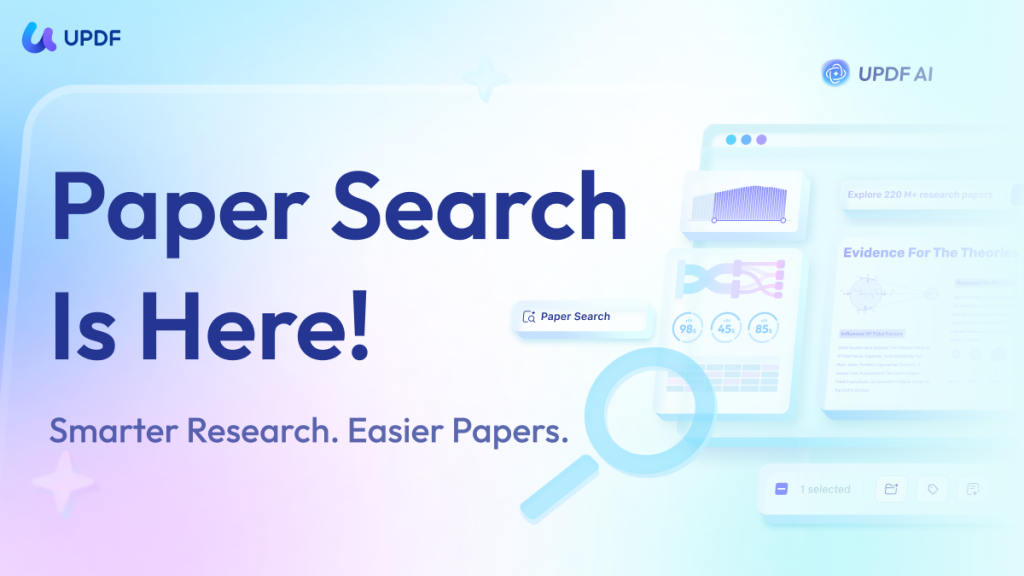 Discover Paper Search in UPDF AI Online - UPDF