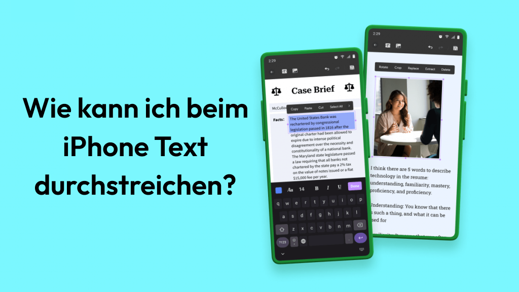 6 bewährte Wege: Auf dem iPhone Text durchstreichen | [Official] UPDF