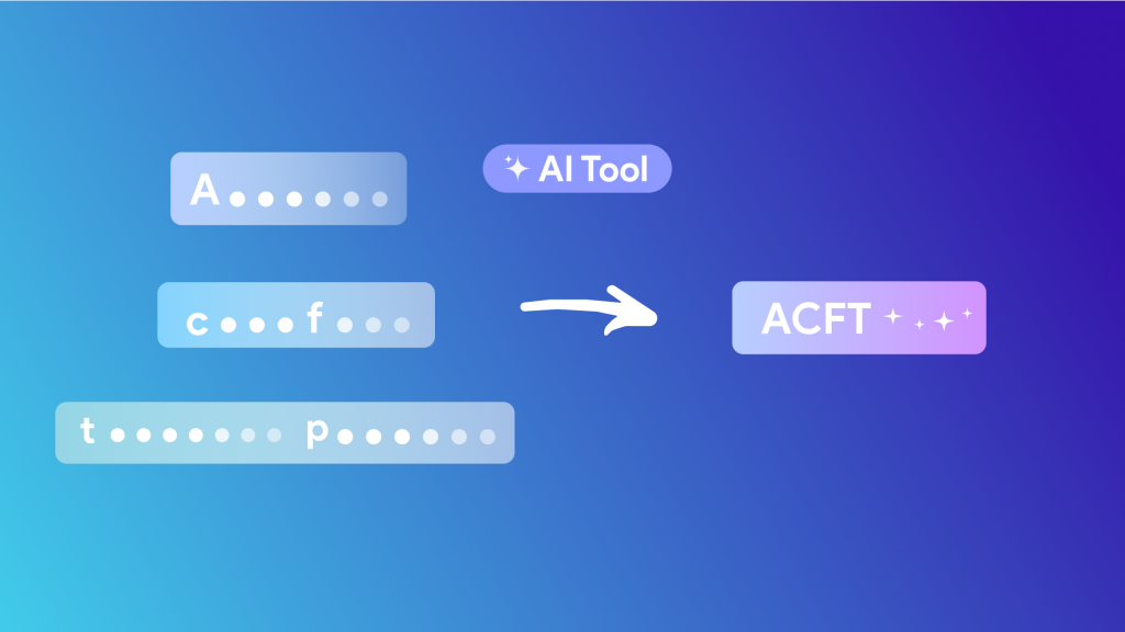 Free AI Acronym Generator Powered by ChatGPT 5 and DeepSeek