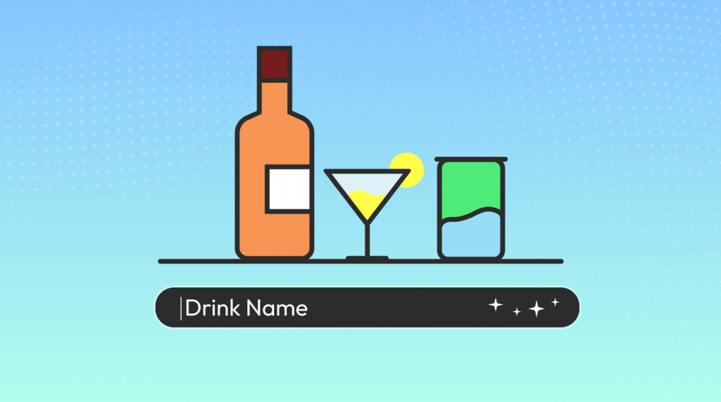Generador de nombres de bebidas con IA gratis – Ideas divertidas y únicas