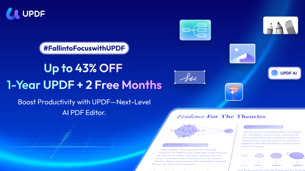Fall into Focus with UPDF – 43% Off + 2 Free Months | UPDF