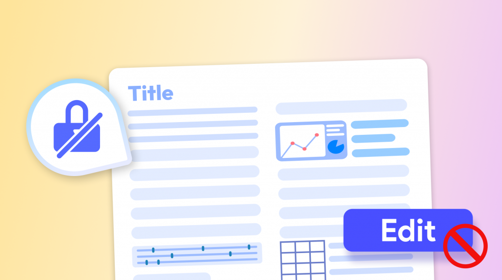 How to Protect PDF from Editing without Password? 4 Ways