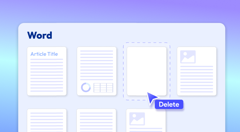 [Latest] How to Delete Empty Page in Word with A Click