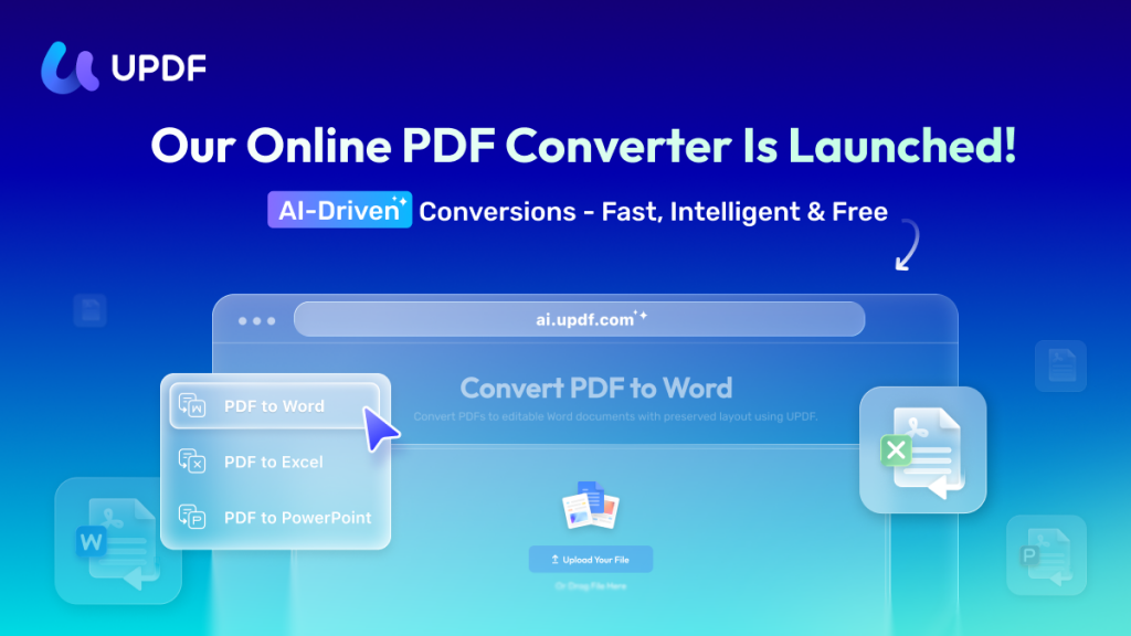 Introducing UPDF's intelligent AI-powered PDF conversion: UPDF