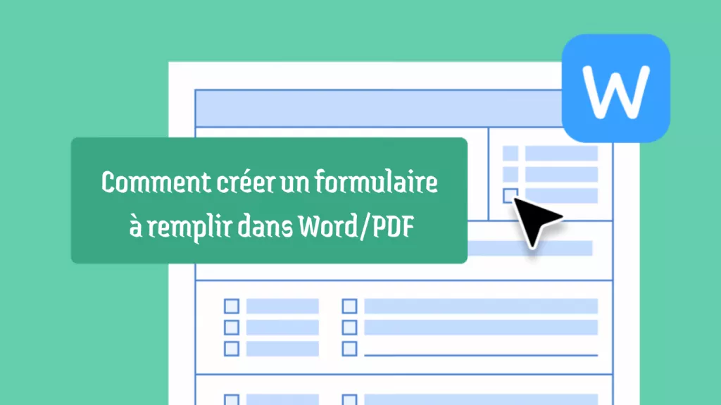 Comment créer un PDF remplissable avec Word | UPDF